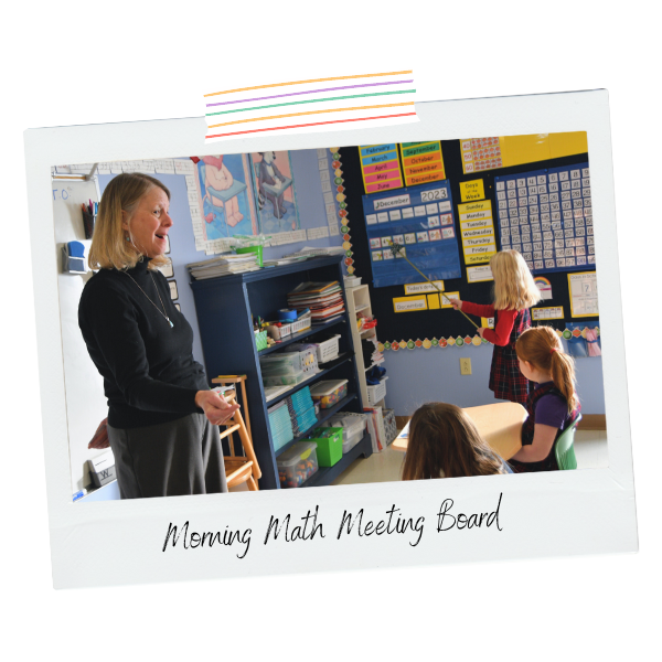 Math Meeting Board | FCS Blog Post